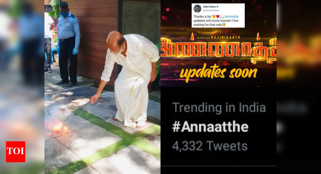 Podra Vediya! Rajinikanth's Annaatthe team to reveal update soon ...