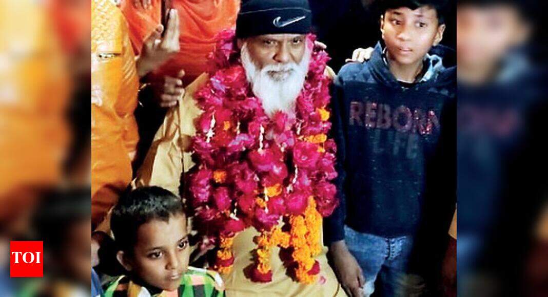 Kin rejoice as Shamshuddin returns home | Kanpur News - Times of India