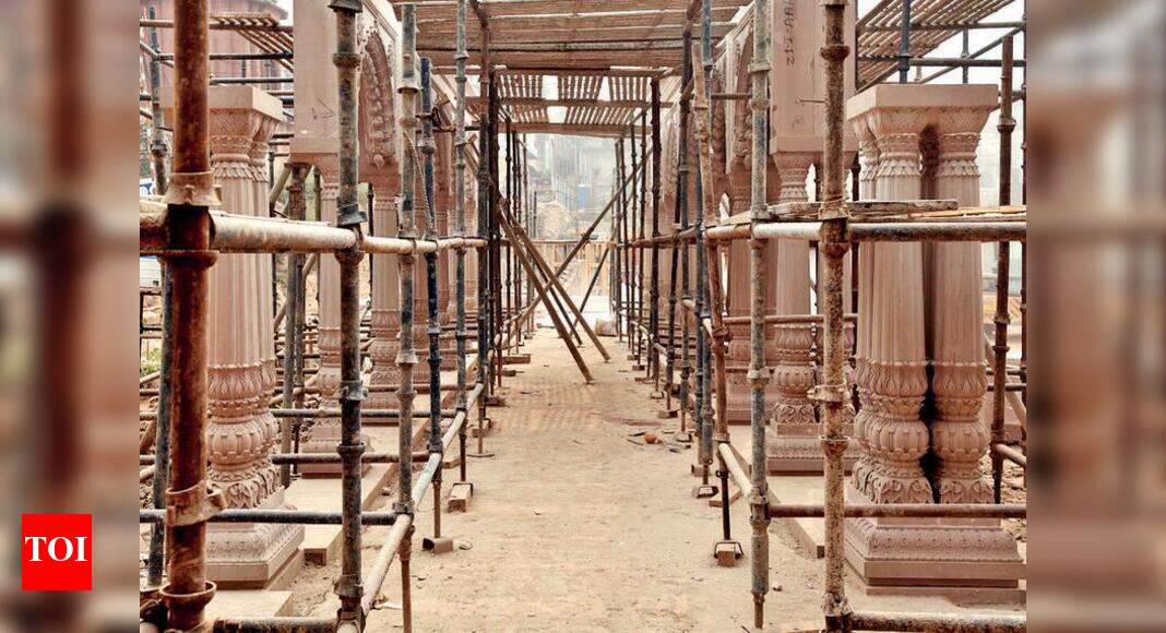 Exquisite stone work gives majestic look to KV Dham | Varanasi News ...
