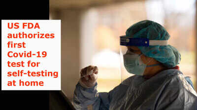 US FDA authorizes first Covid-19 test for self-testing at home - Times ...