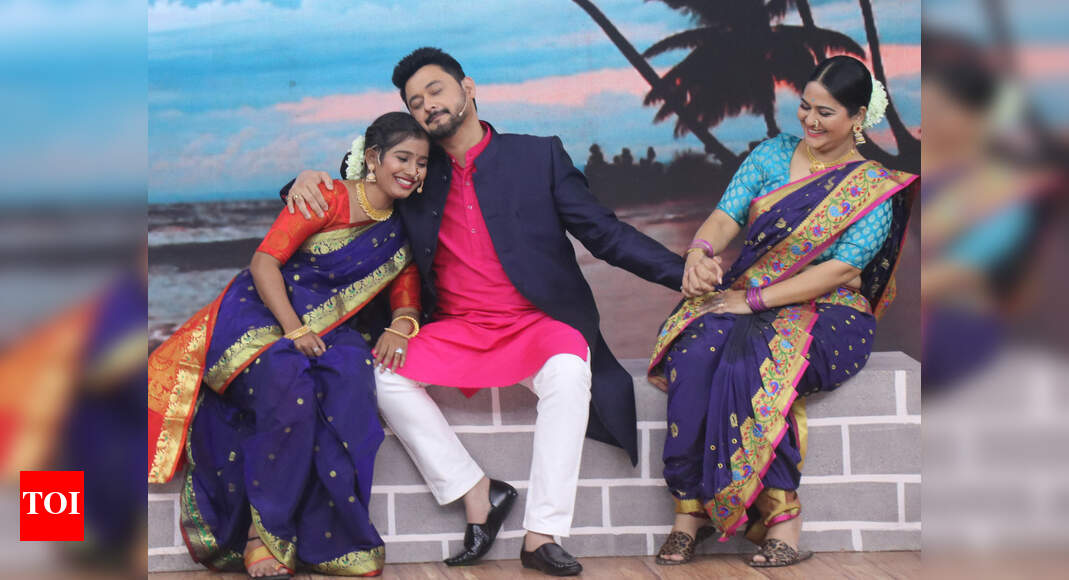 Chala Hawa Yeu Dya: Devmanus fame Asmita Deshmukh aka Dimple and ...