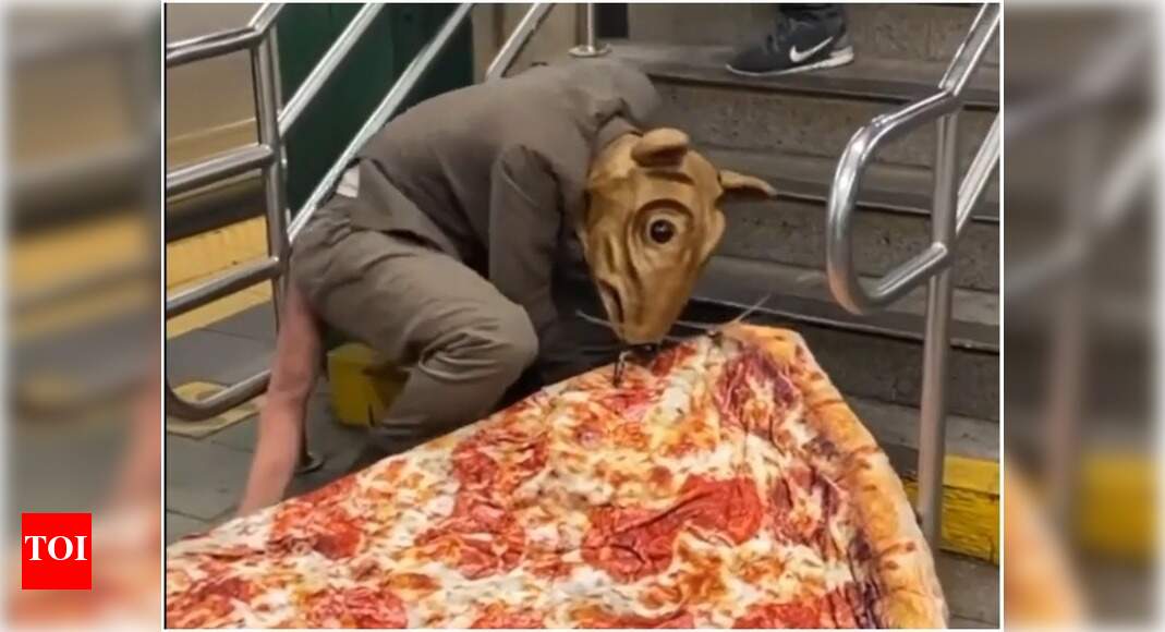 This human 'Pizza Rat' video in NY has gone viral. Here's why ...
