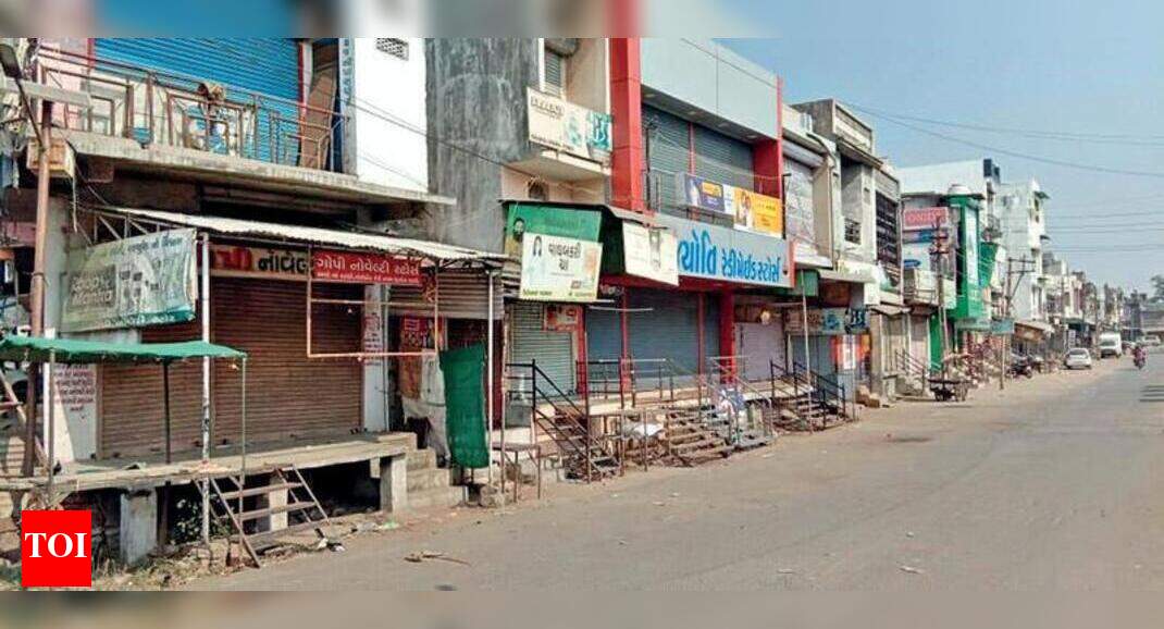 Voluntary lockdown in Dhansura town | Rajkot News - Times of India