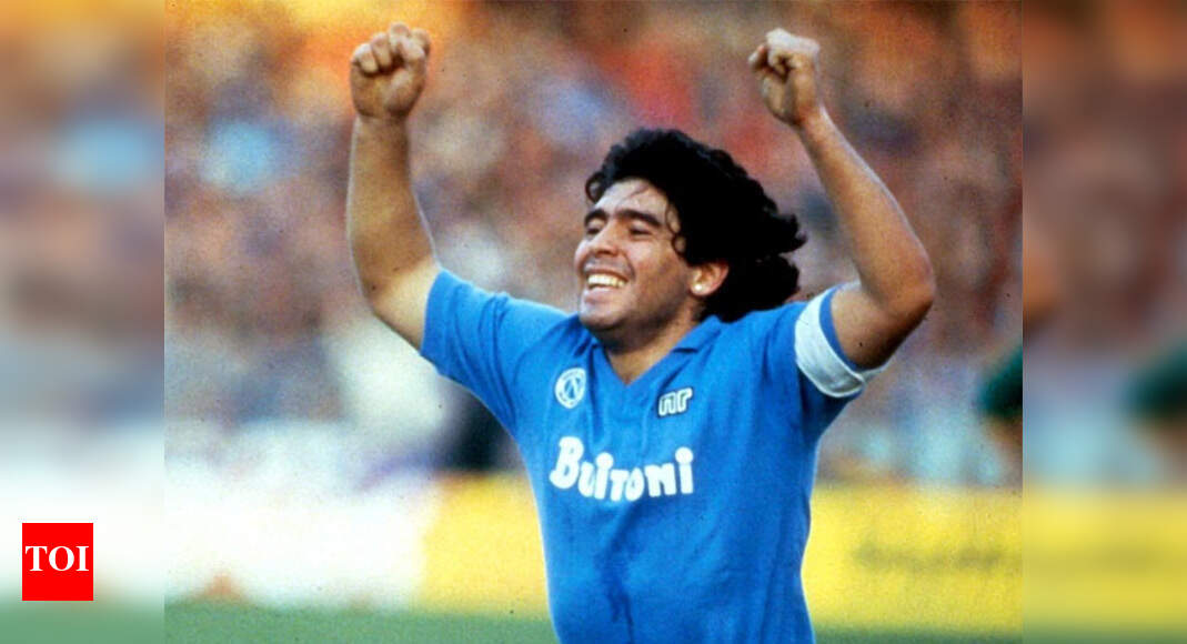 Ciao Diego:' Napoli bid farewell to club legend Maradona | Football News - Times of India