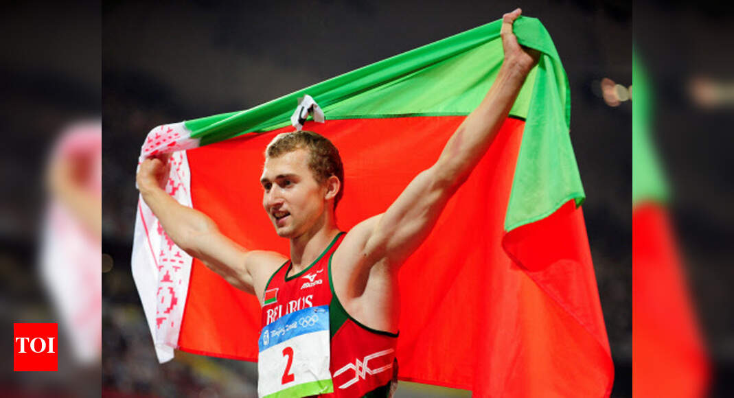 Belarusian medallist, facing crackdown at home, clings to Olympic ...