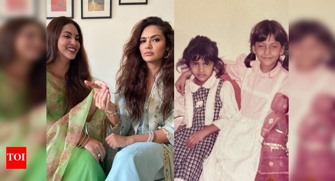 Esha Gupta shares an UNSEEN childhood picture to birthday wish her ...