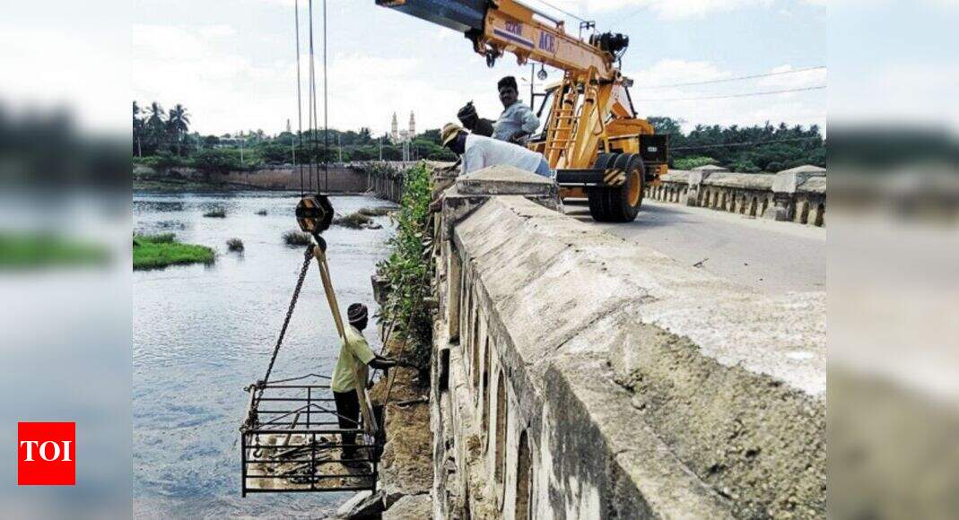 Mysuru: Works begin on historical Wellesley Bridge restoration | Mysuru ...