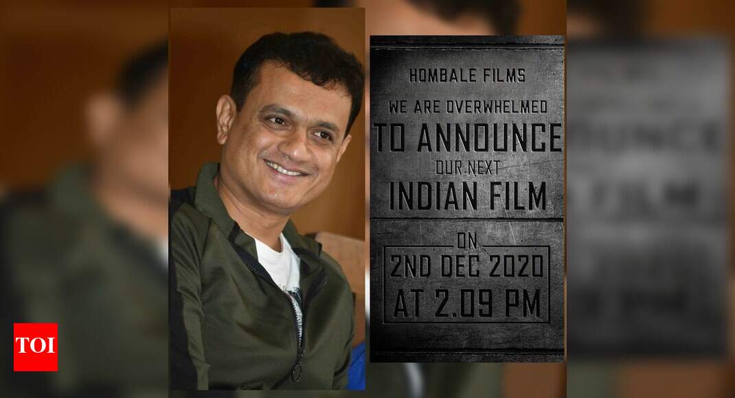 Hombale Films to reveal their new film production on December 2 ...