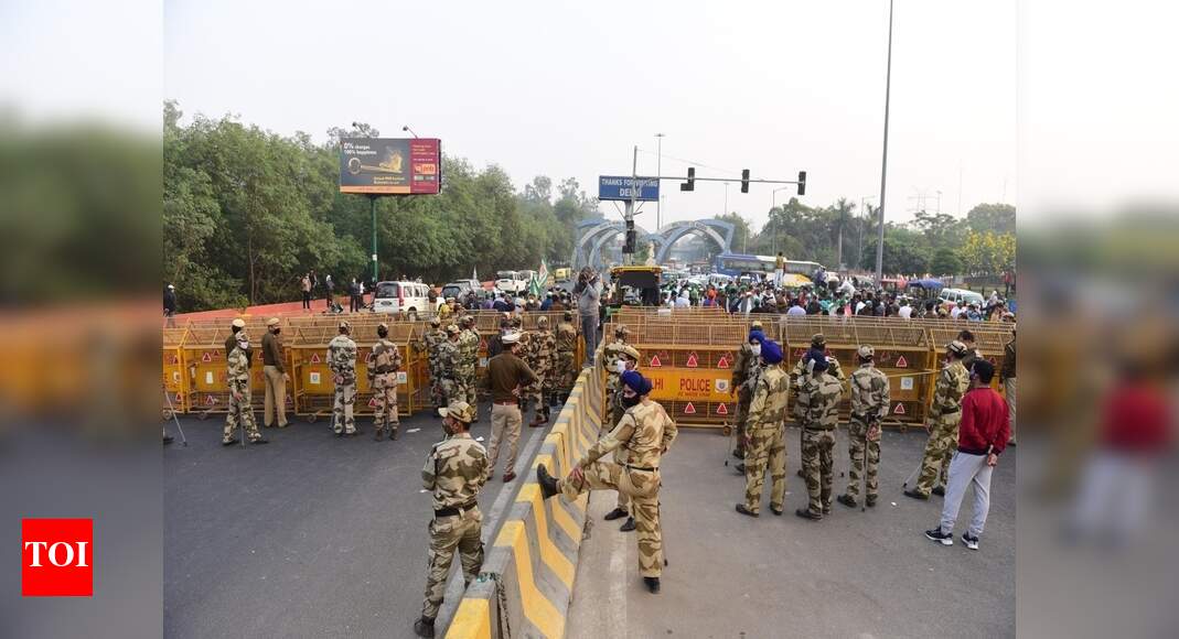 Farmers protest in Delhi: Farmers protest continue for seventh day ...
