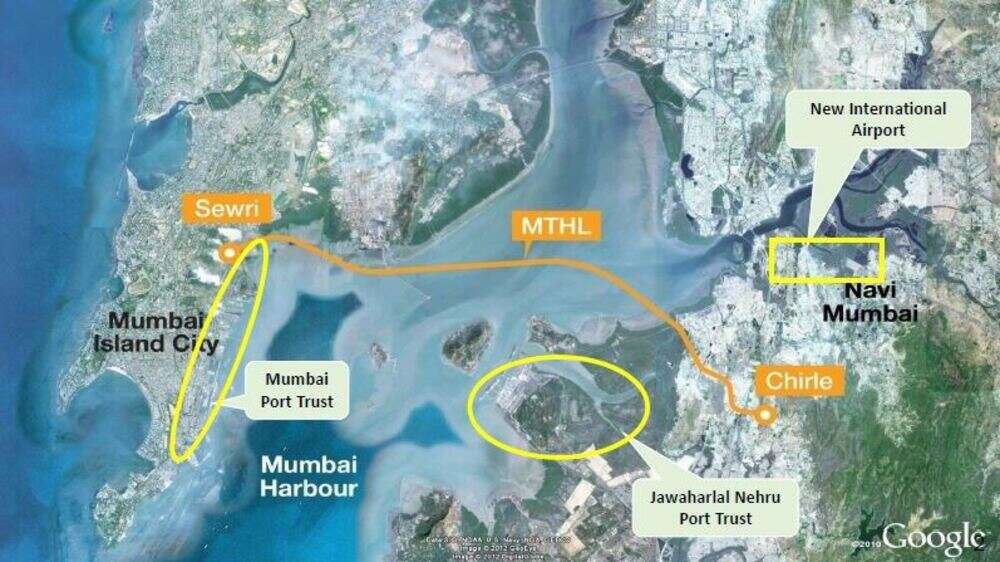 Here's how the longest bridge project above the sea in India is shaping ...