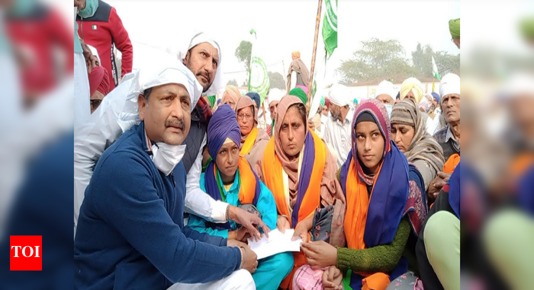 Punjab: Rs 5 lakh cheque provided to bereaved farmer's family ...