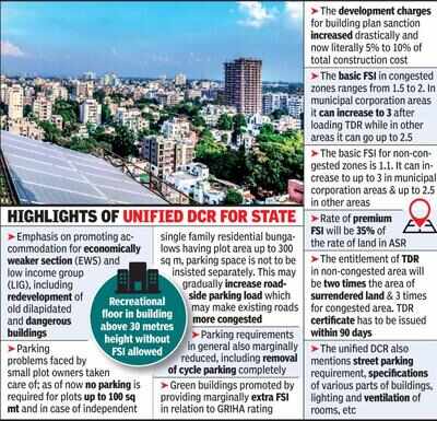 Separate rules for NMC, NMRDA areas, Metro corridor in unified DCR ...