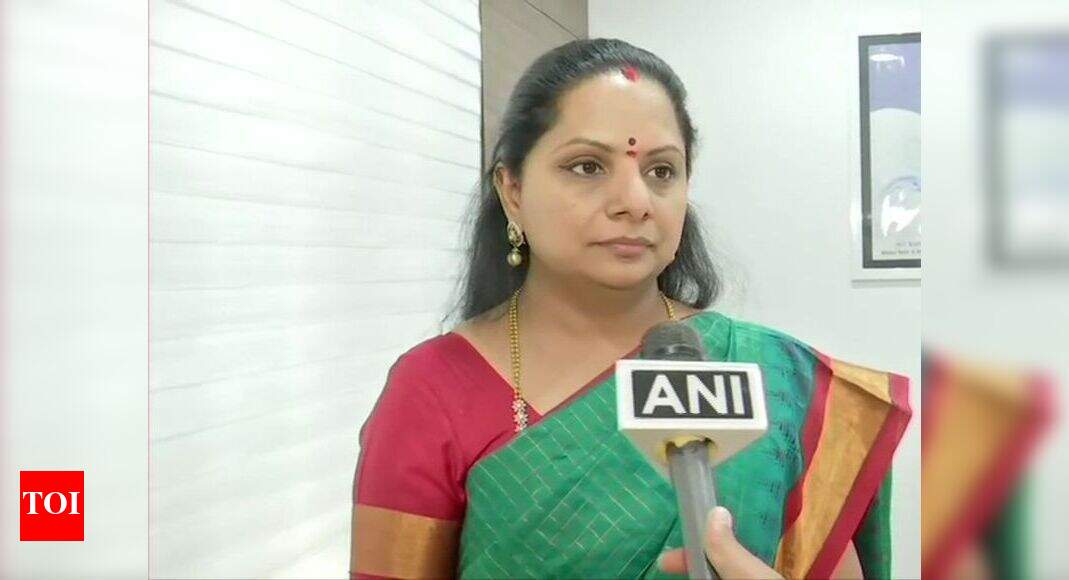 New farm bills make farmers weak: TRS MLC Kalvakuntla Kavitha | Hyderabad News - Times of India