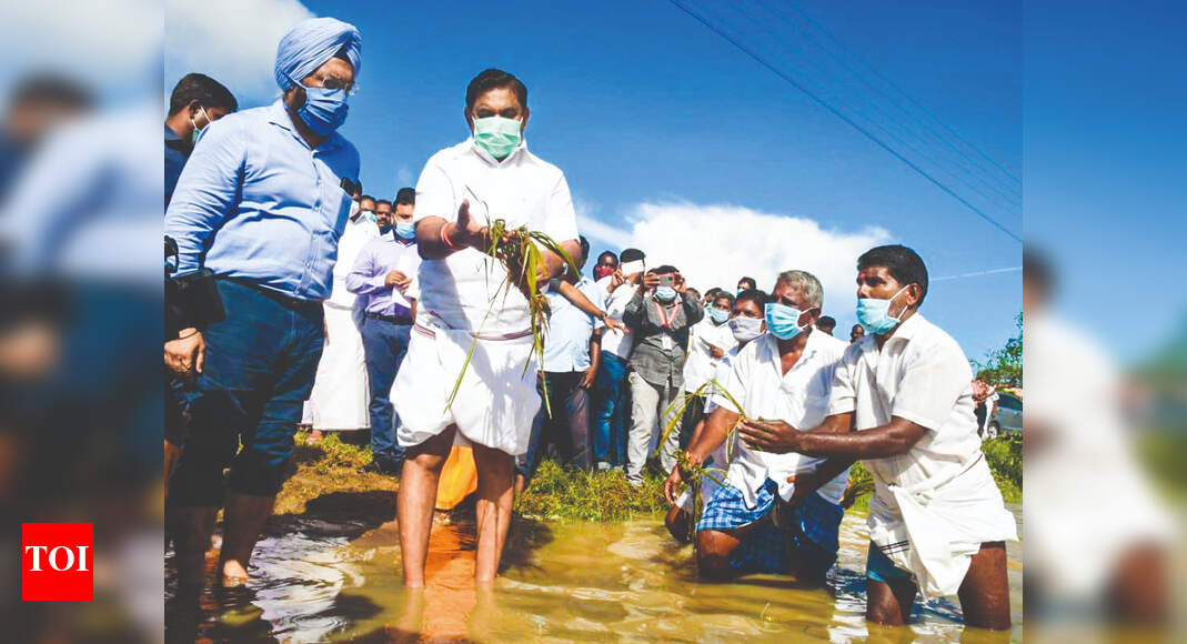 Tamil Nadu CM makes a field trip to cyclone-affected Cuddalore ...
