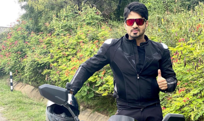 Outdoorsy Rakksh hits the road on his bike with biker buddy - Times of ...
