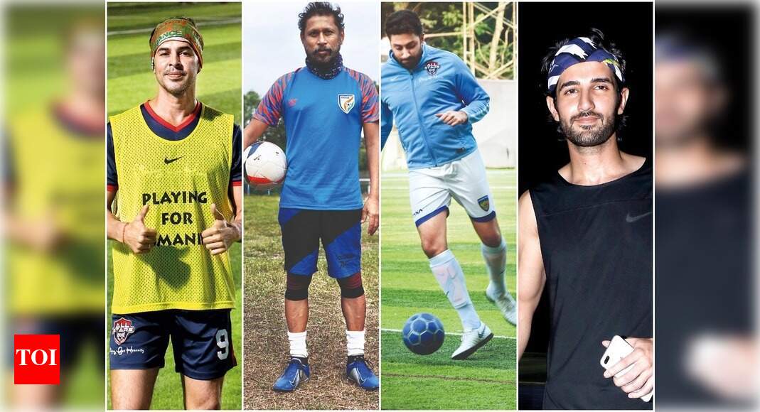 Star-football team members gear up for practice | Hindi Movie News ...