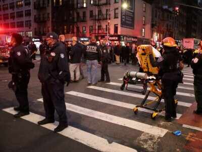 Car hits multiple protesters in New York, causing injuries - Times of India