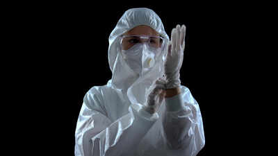 China holds fashion show to display its stylish PPE kits - Times of India