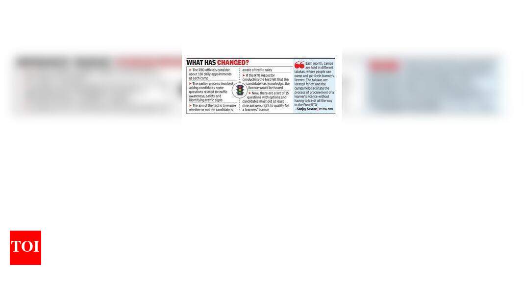 RTO switches to tablets for learner’s licence test | Pune News - Times ...