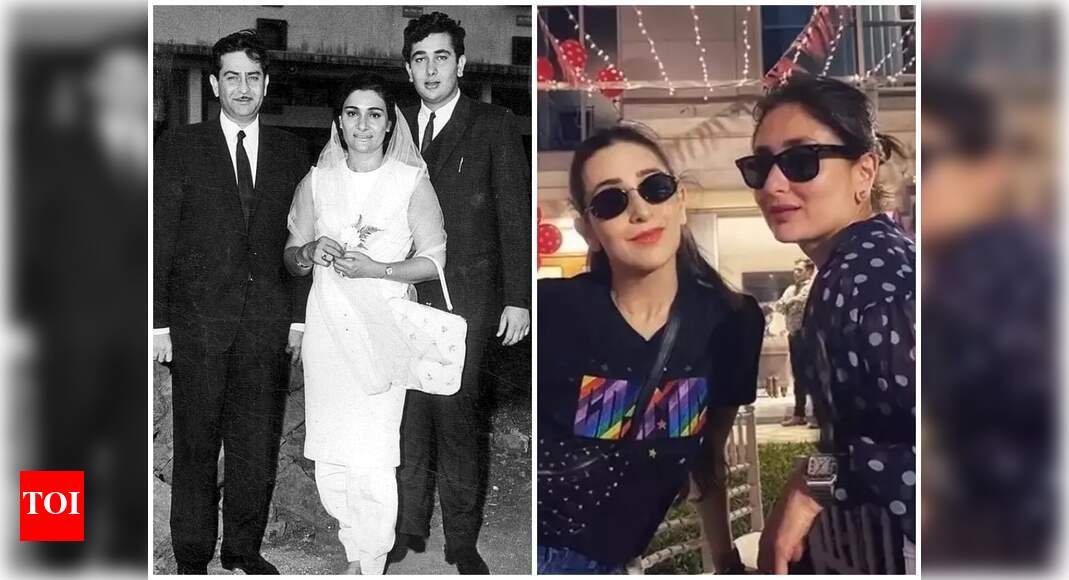 Kareena Kapoor Khan And Sister Karisma Kapoor Remember Grandfather Raj Kapoor With Adorable
