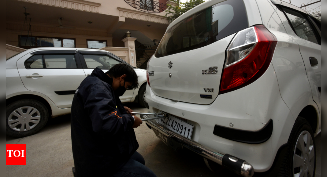 HSRP number plate Delhi: Delhi govt to launch drive to check HSRP ...