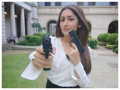 Actress Sayyeshaa kicks off the 'Power of Youth' challenge exclusively ...