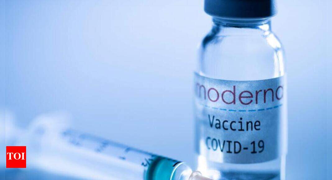 Moderna Covid-19 vaccine highly protective, could receive emergency authorisation - Times of India
