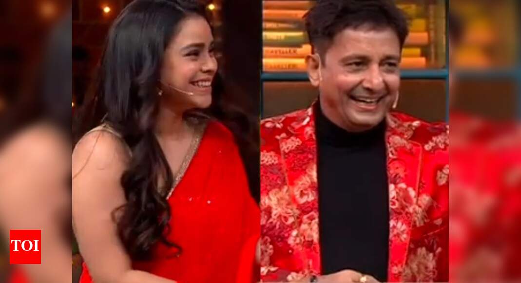 Singer Sukhwinder Singh flatters Sumona Chakravarti by showering ...