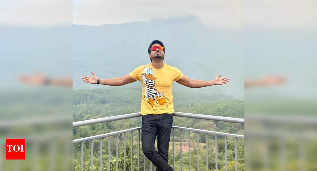 Rakksh is soaking in the nature’s bliss in Chikkamgaluru - Times of India