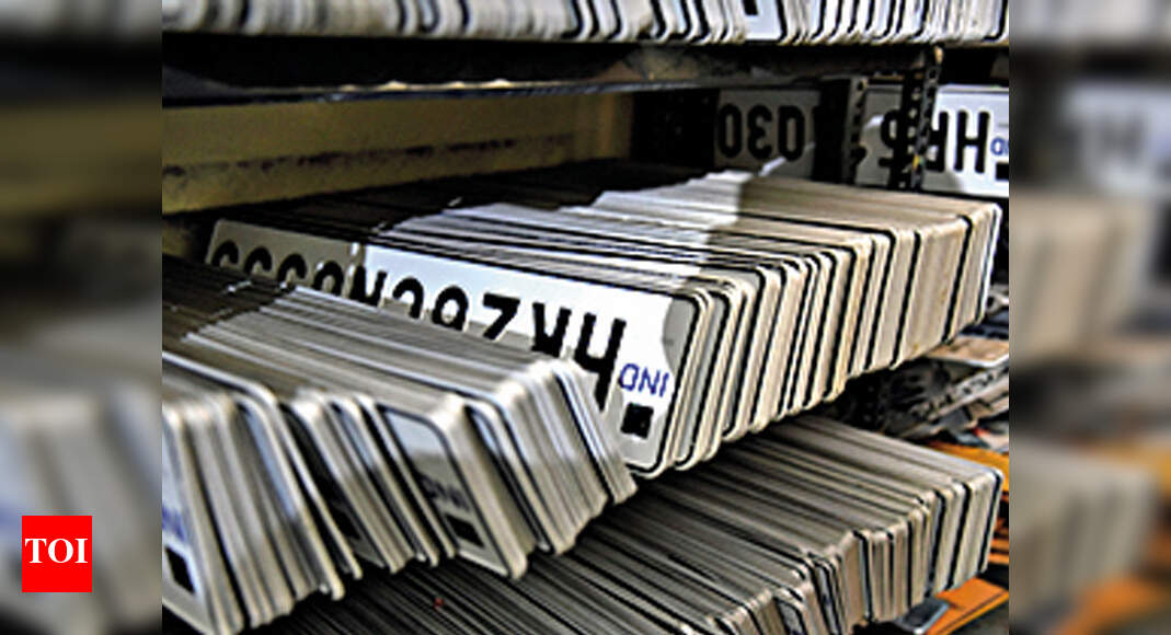 Hi-Tech Plates: Hi-tech number plates: Slots unavailable till March ...