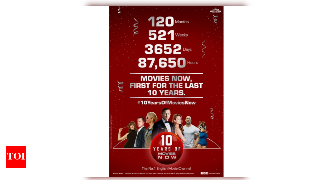 Movies NOW celebrates 10 spectacular years - Times of India