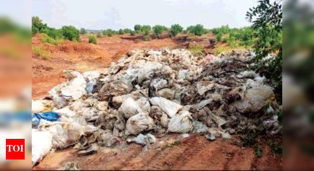 Miscreants dump industrial waste in Pernem’s quarry pits | Goa News ...