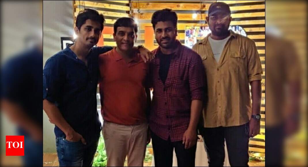 PIC TALK: ‘Maha Samudram’ actors Siddharth and Sharwanand meet Dil Raju ...