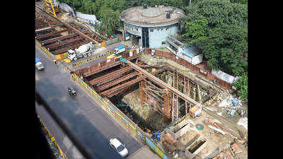 Mumbai: Slab work for Seepz Metro station complete | Mumbai News ...