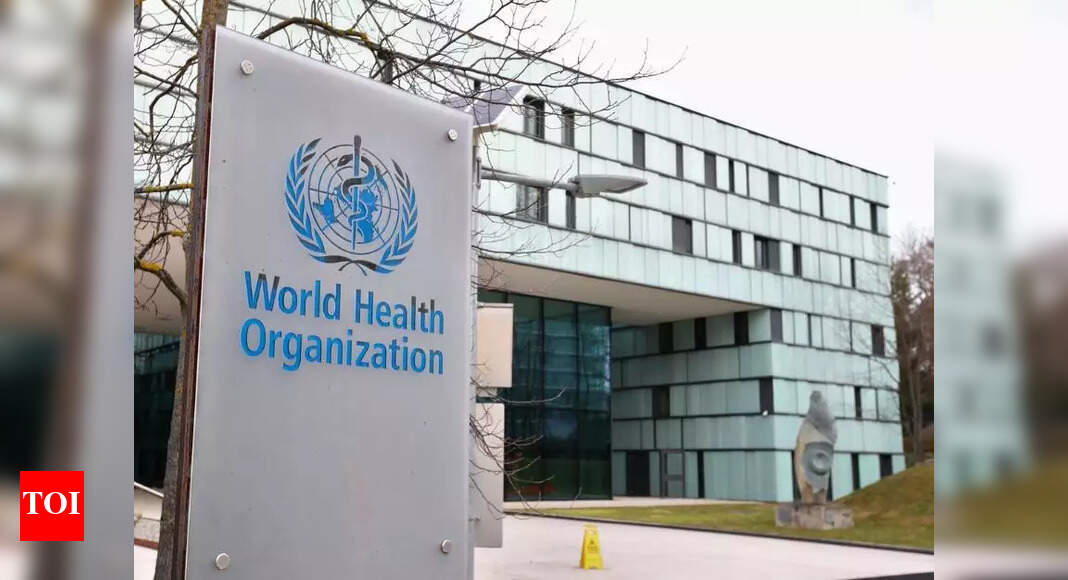 WHO lists ten global health issues for 2021 | India News - Times of India