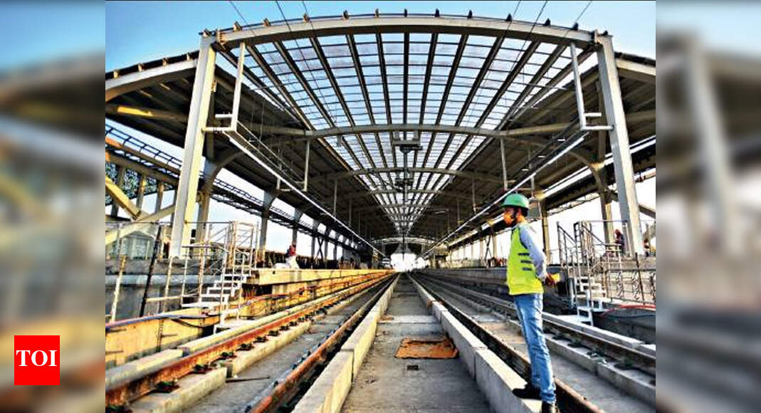 Pune: Metro station on Pimpri to Dapodi route almost ready | Pune News ...