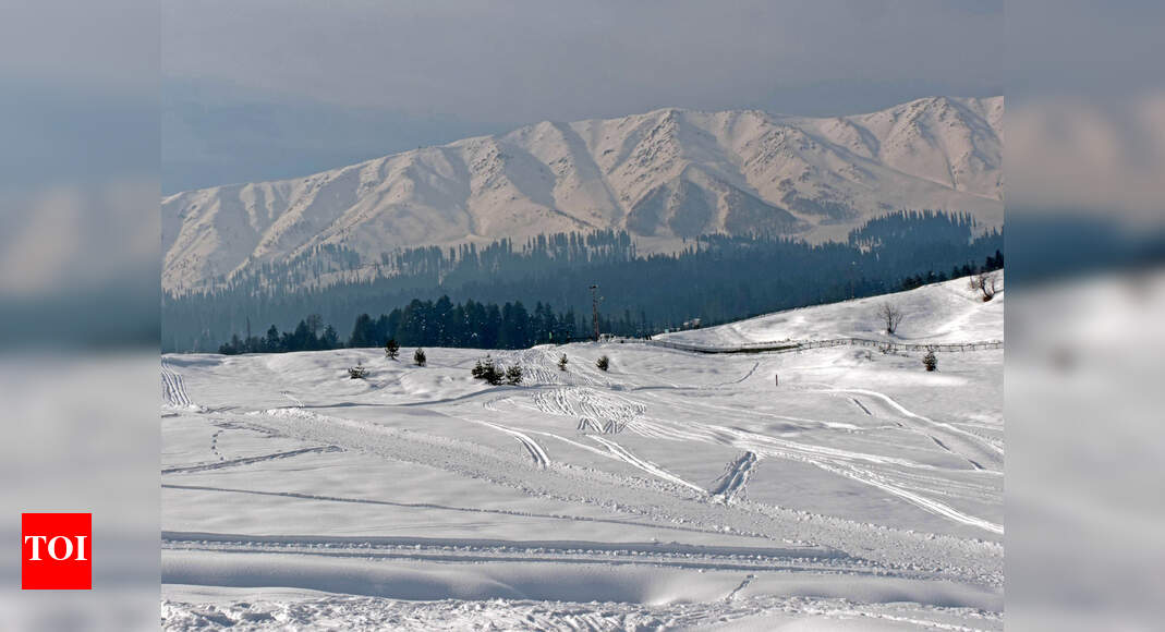 Cold wave intensifies in Kashmir, Gulmarg records minus 7.2 degree celsius | India News - Times ...