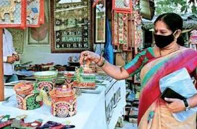At Shilparamam, 400 stalls display wares | Hyderabad News - Times of India