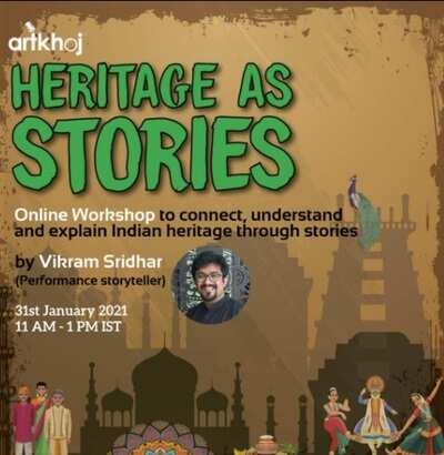 Decode Indian heritage with performance storyteller Vikram Sridhar ...