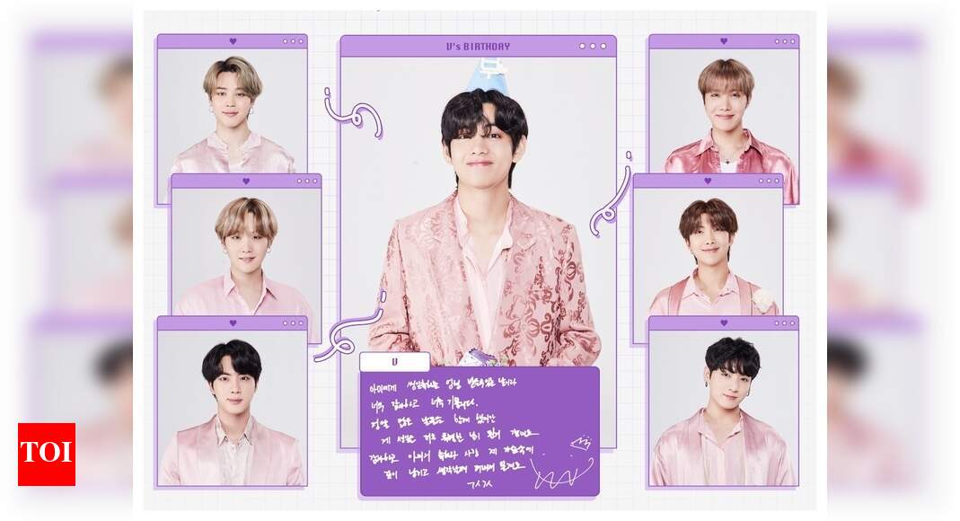 BTS marks Kim Taehyung aka V's 25th birthday with a special post | K ...