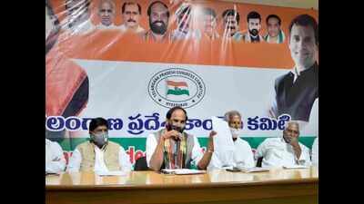 Congress unveils agitation plan to expose 'anti-farmer' stand of TRS ...