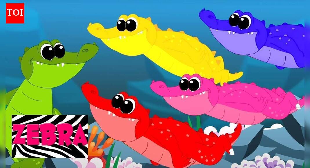 English Nursery Rhymes: Kids Video Song in English 'Five Crocodiles ...