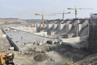 Punjab water resources dept completes 60% work of Shahpur Kandi main ...