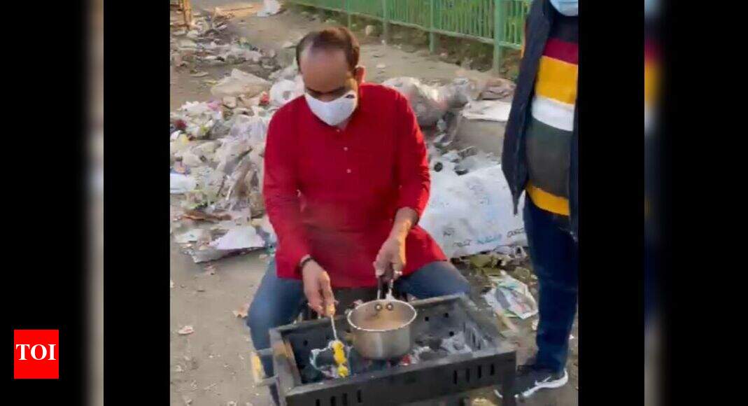 Uttar Pradesh: Barbeque protest to grill civic body | Lucknow News ...