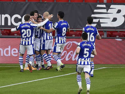 Sociedad finally win again by taking spoils in derby at Athletic ...