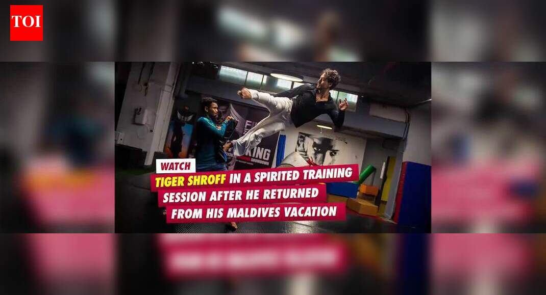 EXCLUSIVE! Watch Tiger Shroff in a spirited training session after he ...