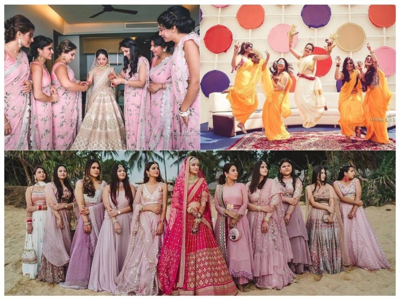 Brides Their Sisters Who Coordinated Their Outfits How Wedmegood