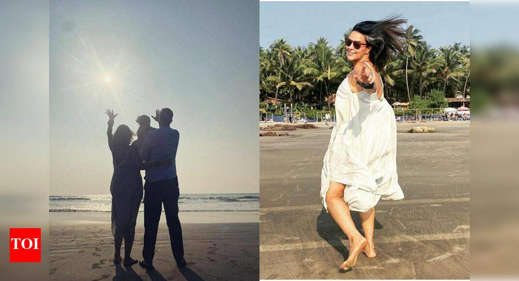 Check out these photos from Neha Dhupia and Angad Bedi's Goa trip ...