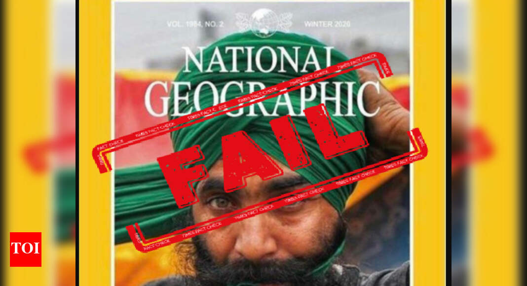 FAKE ALERT: Viral National Geographic cover on farmers' protest is fake ...