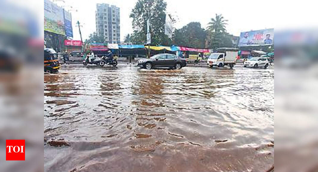 Pune: Winter waterlogging after intense rain spell | Pune News - Times of India
